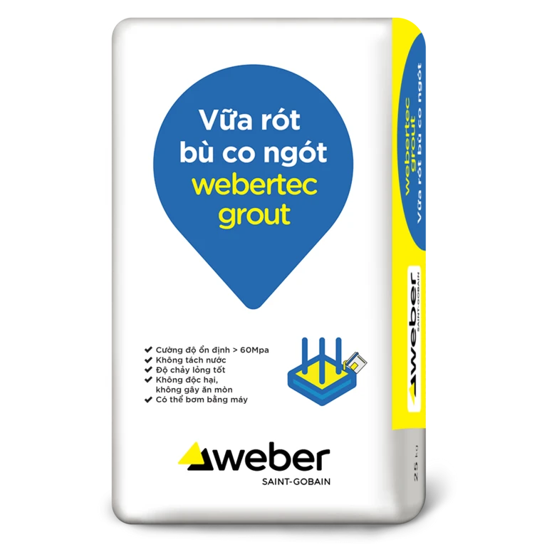 webertec grout : Vữa rót bù co ngót | Weber